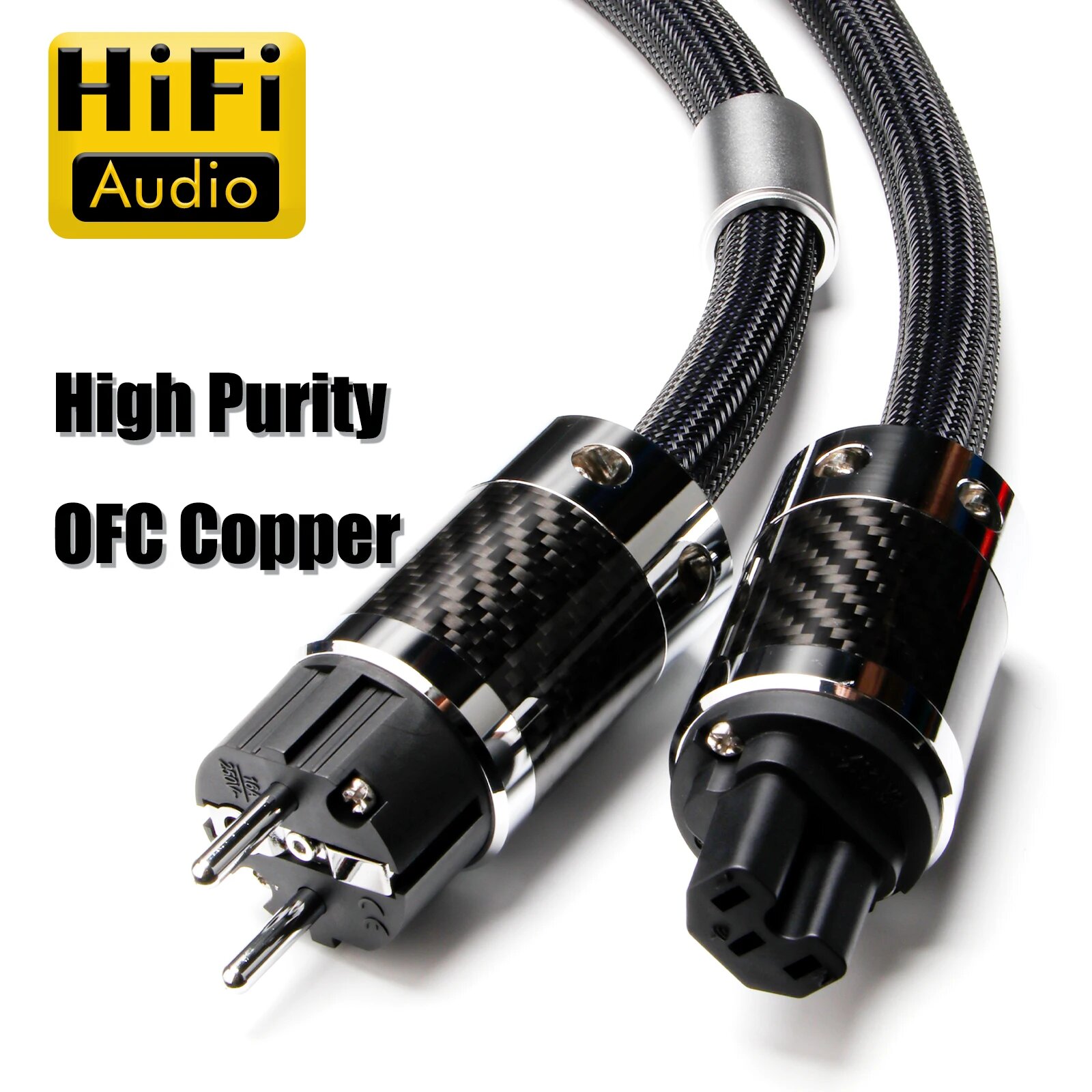 Кабель питания Preffair Audiophile OCC мед