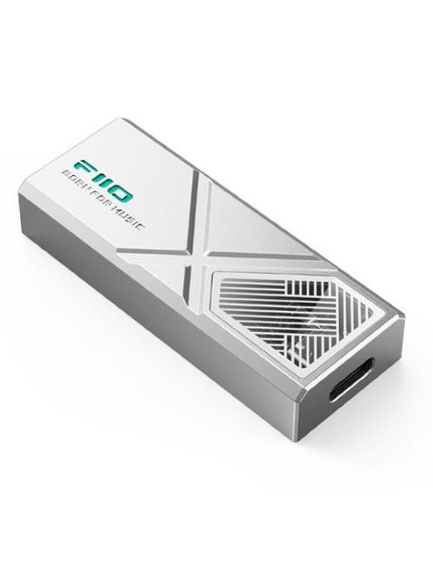 FiiO/JadeAudio KA13 портативный DAC-донгл, адаптер USB-C, Android/iOS/PC (серебряный)