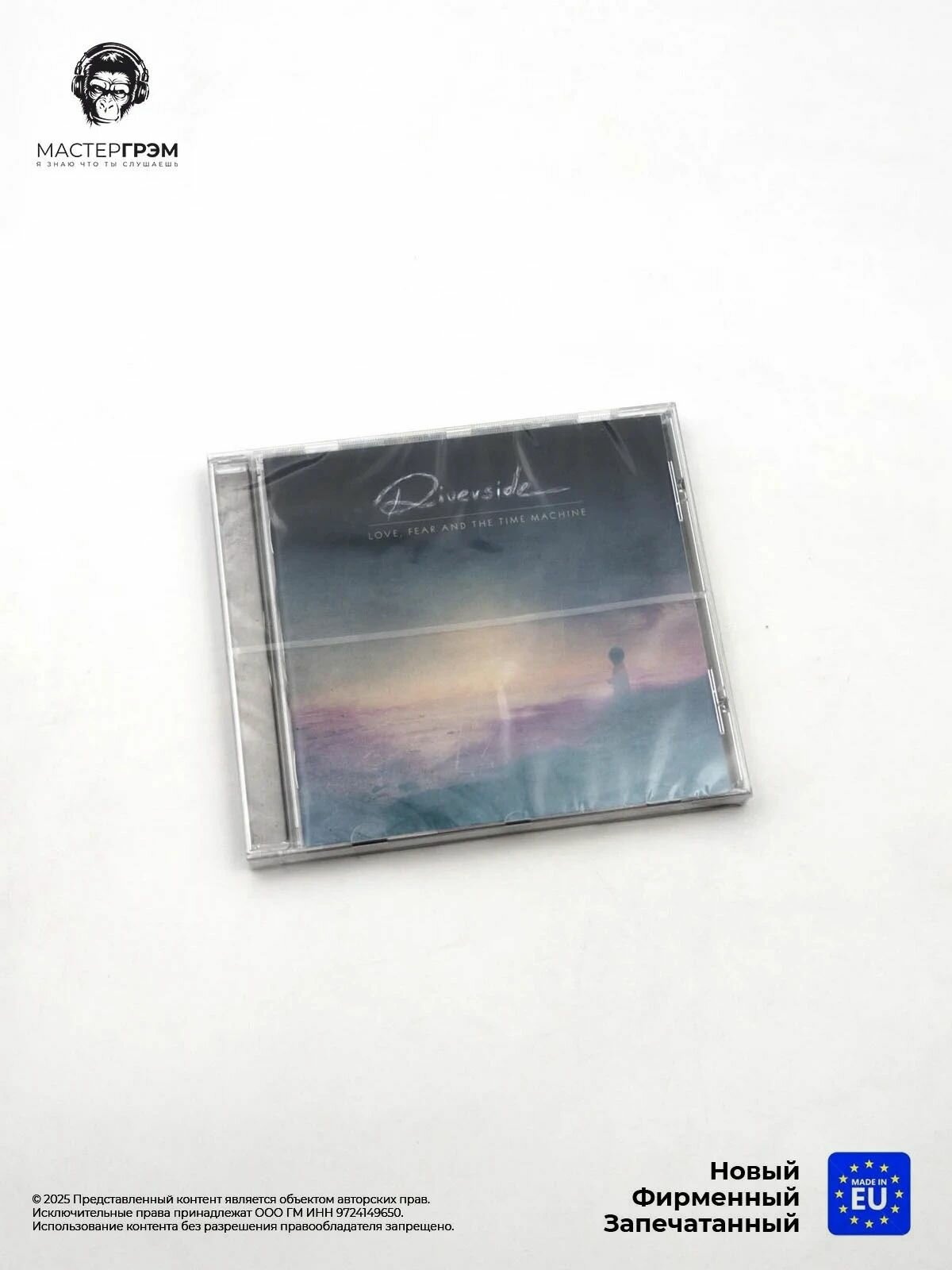 CD диск Riverside - Love, Fear And The Time Machine (CD) 2015, Jewel case