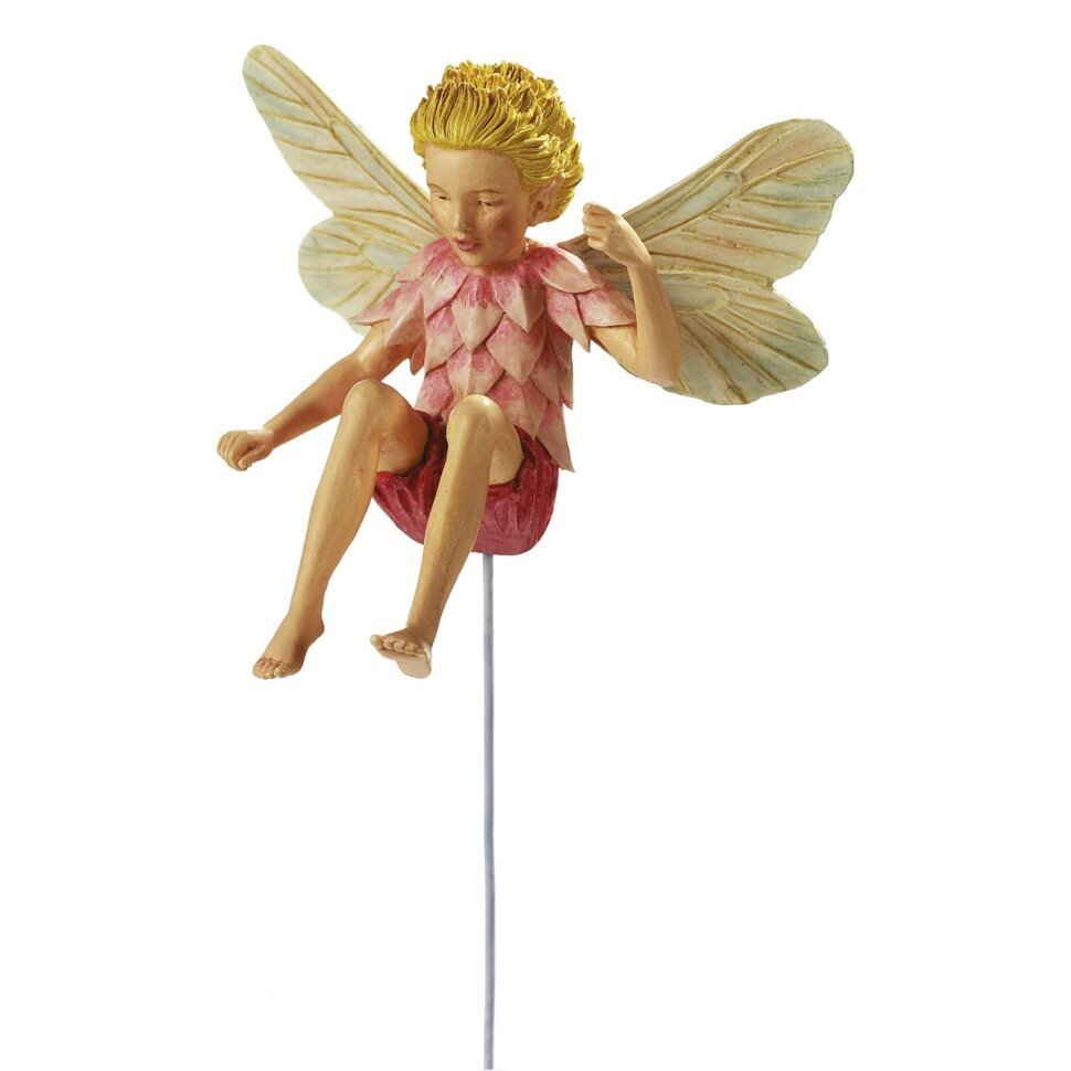 Fiebiger Floristik 216809 Фигурка декоративная, цветочная фея "Лиственница", 7 см