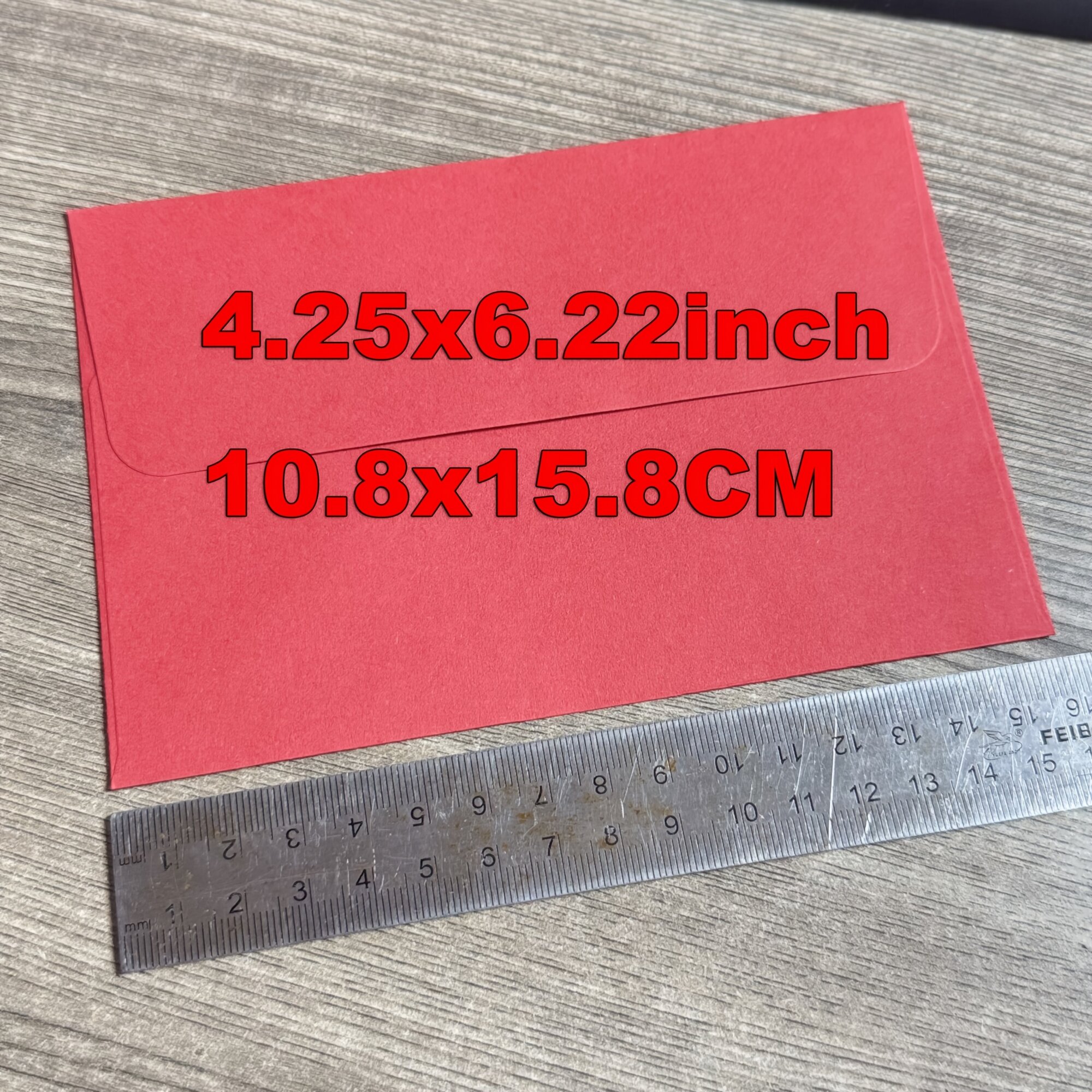 18 шт. красных конвертов для открыток 4x6 дюймов (10x15 см), самоклеящиеся, для приглашений и поздравлений