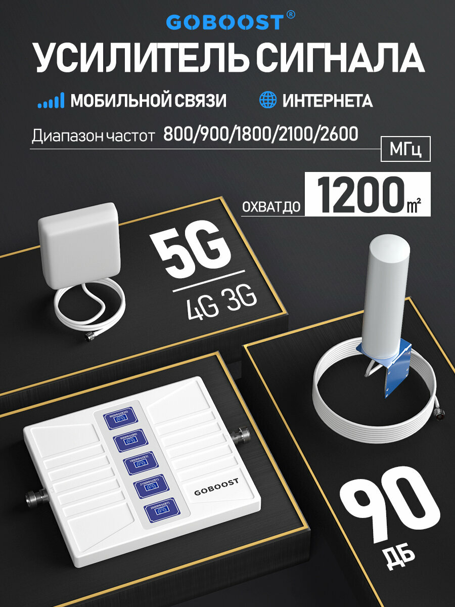 Усилитель сигнала сотовой связи 5G 3G 4G, усилитель сотовой связи и интернета