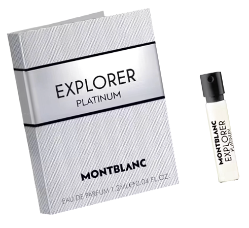 Сэмпл аромата Montblanc Explorer Platinum 2 мл - парфюм мужской Эксплорер Платинум