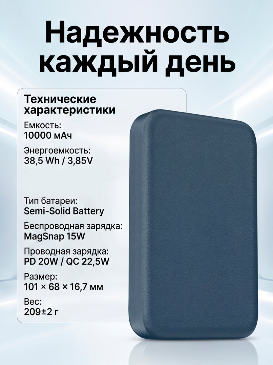 Внешний аккумулятор KEEPHONE PEEKABOO 10000 темно-синий