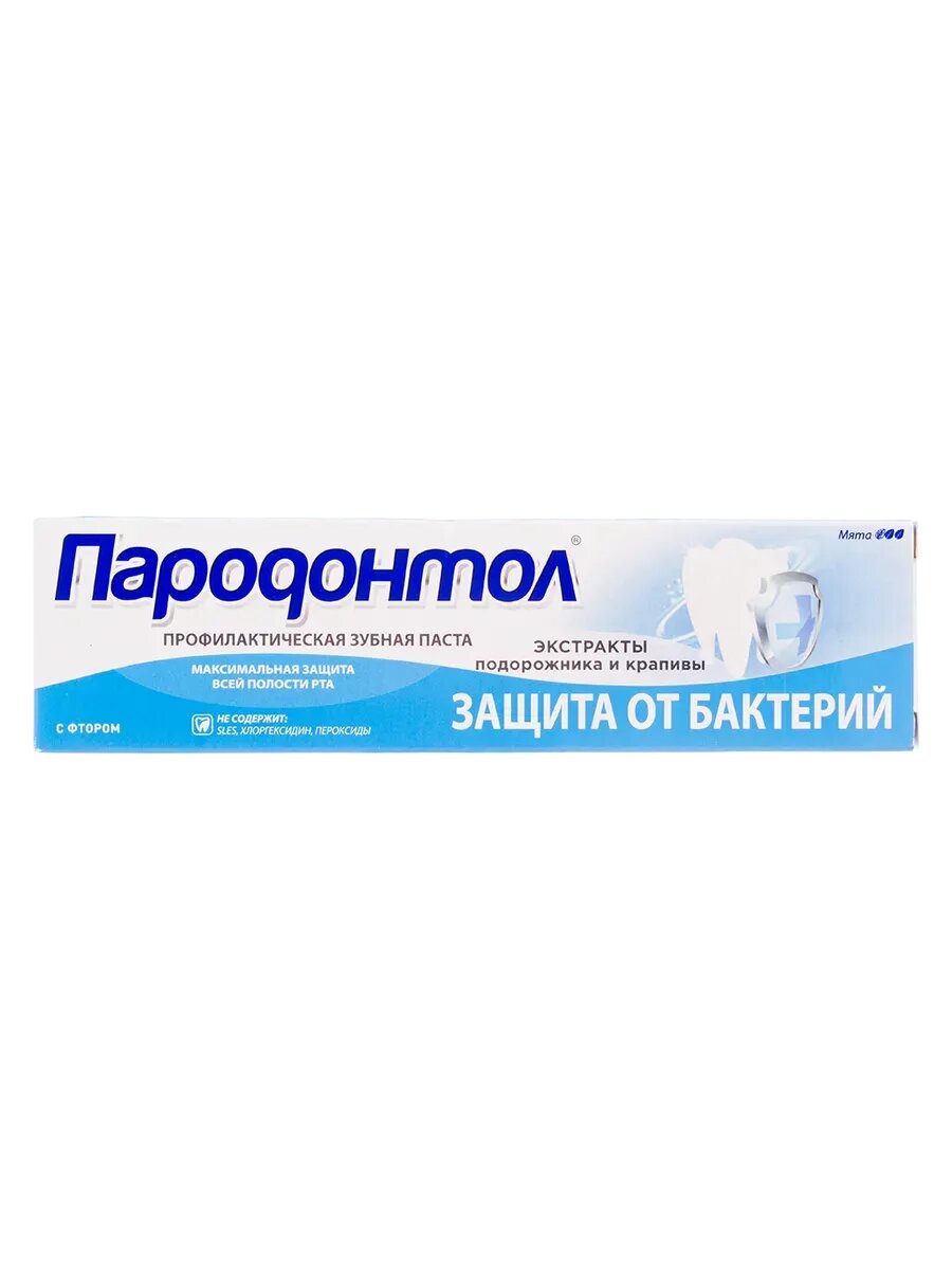 Пародонтол зубная паста Защита от бактерий 124 г 1 шт