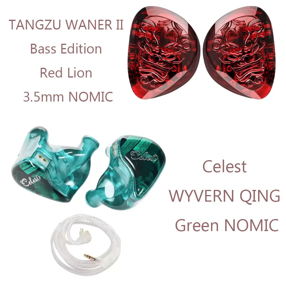 Наушники TANGZU WANER 2 Red Lion Bass Edition RedLion-Qing-NOMIC