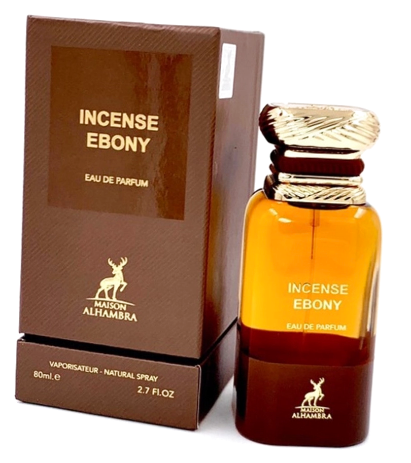 Парфюмерная вода унисекс Alhambra Incense Ebony 80 мл - Альхамбра Инсенс Эбони аромат