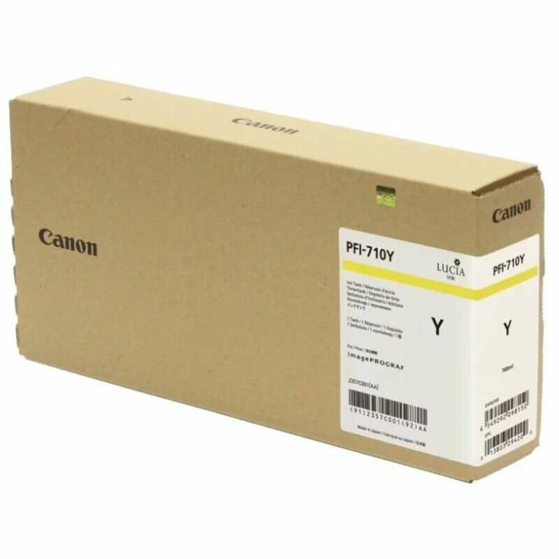 Картридж PFI-710 Y для CANON ImagePrograf TX-2000 желтый