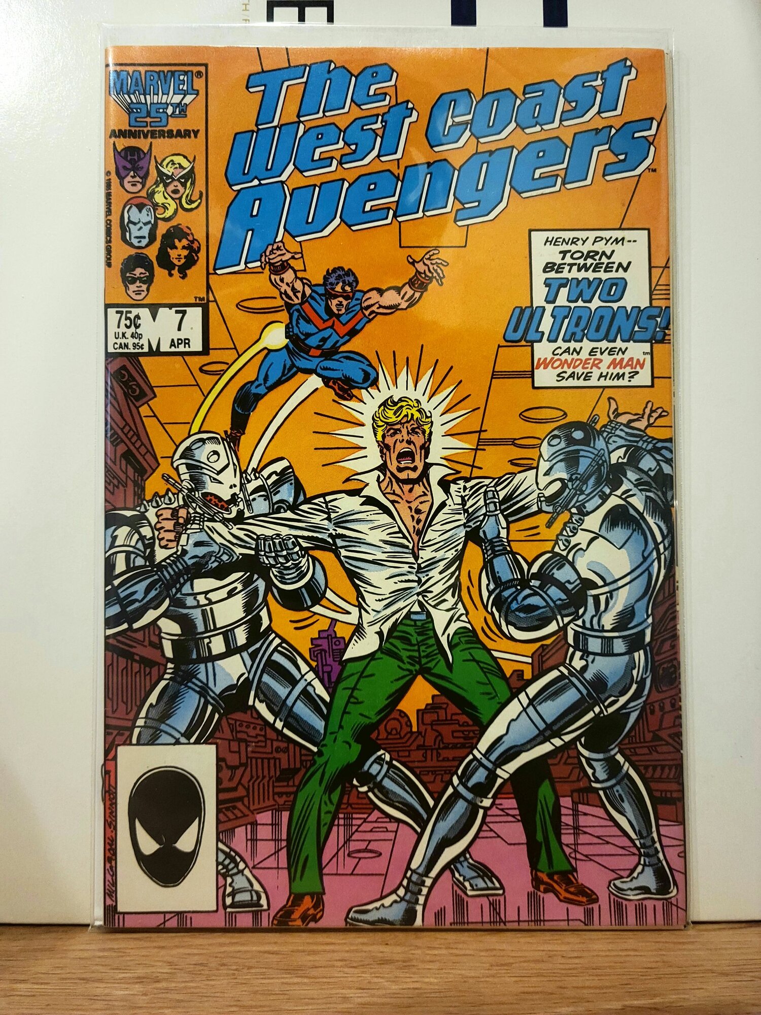 Ретро Комикс Avengers #7. 1985 Год. Оригинал!