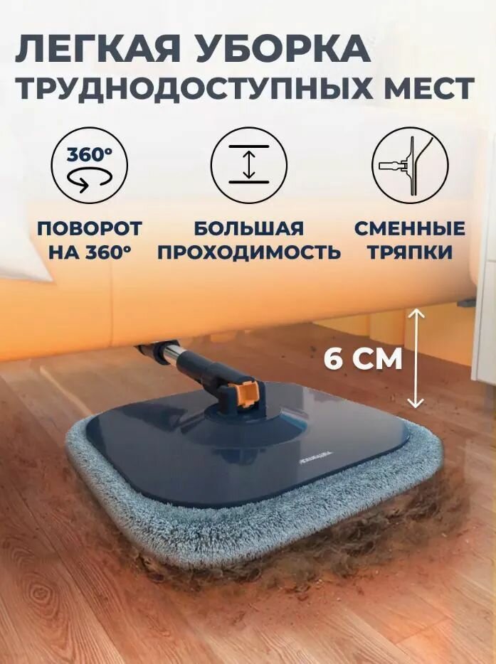 Швабра темно-синий — фото 1