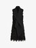 Платье Karl Lagerfeld Fringed tailored mini dress, размер 44, black
