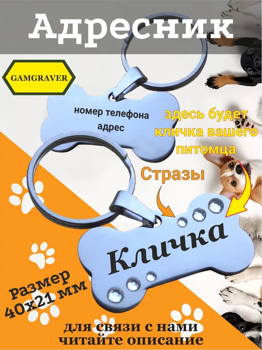Адресник для животных