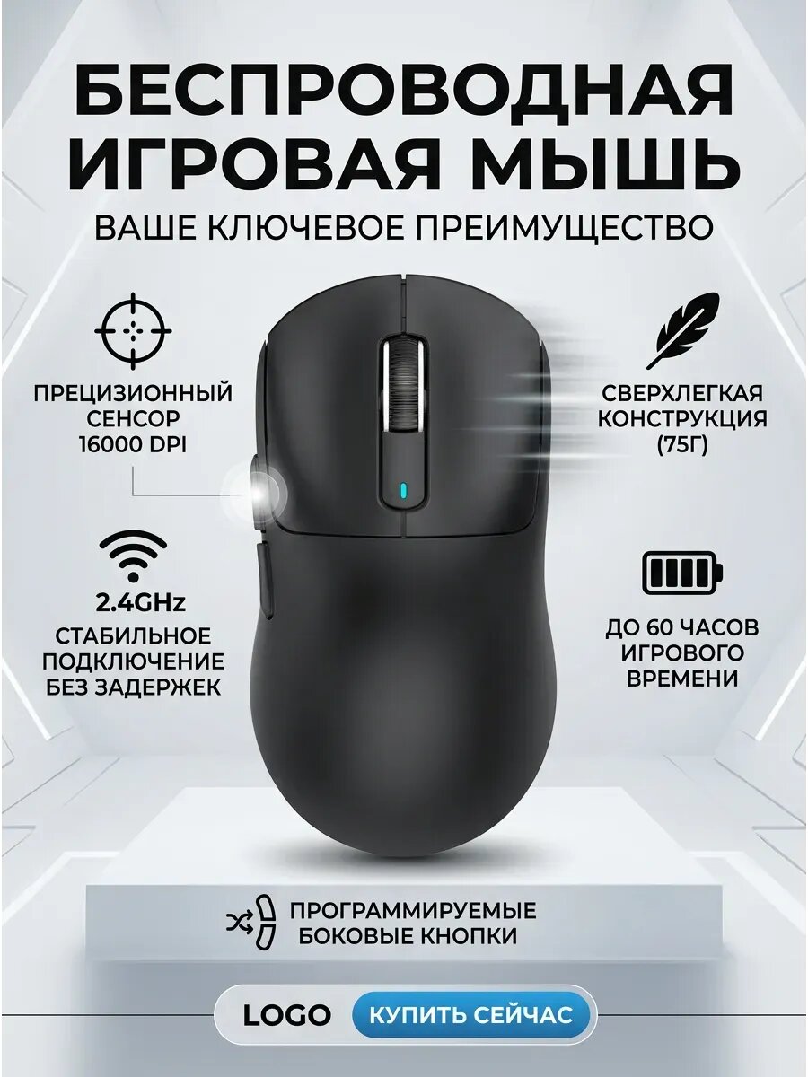 Мышь черная