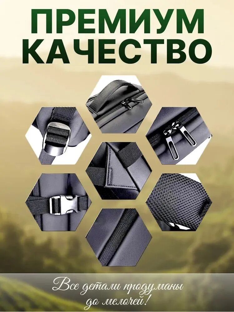 Рюкзак трансформер, серый, для ноутбука 17.3 дюймов, влагонепроницаемый, глубина 20-28 см — фото 1