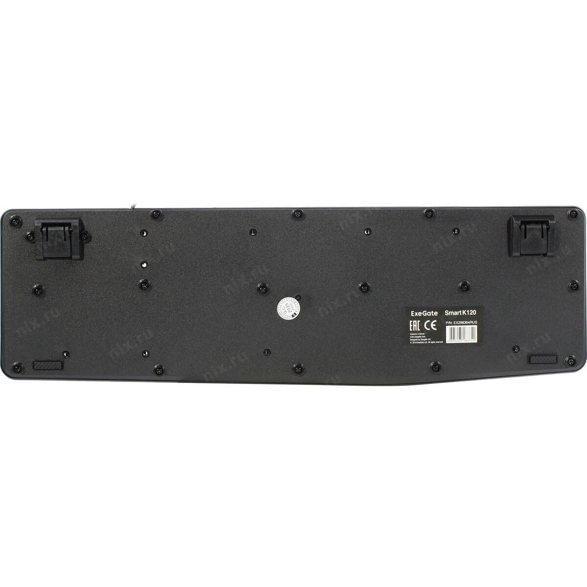 Клавиатура ExeGate K120 Black USB 104КЛ EX298364RUS — фото 1
