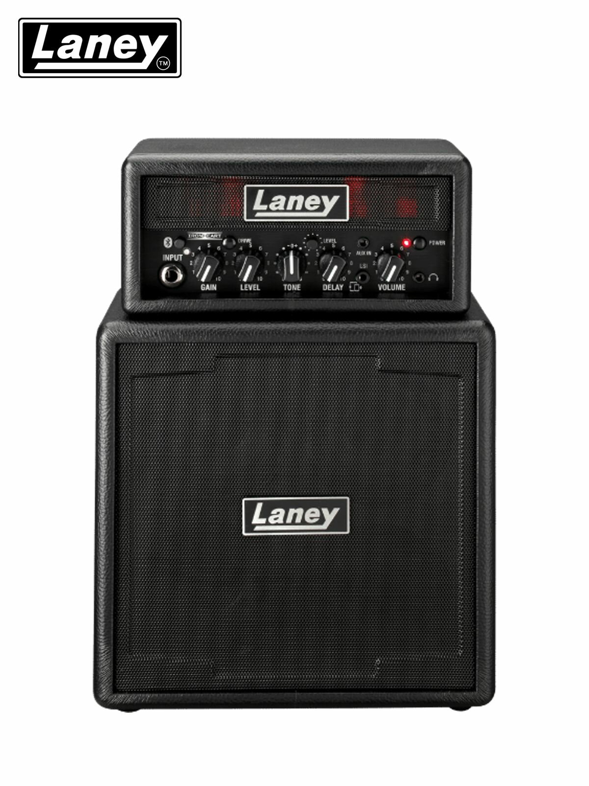 Гитарный комбоусилитель, 2х6Вт, аккумуляторный, LANEY MINISTACK-IRON