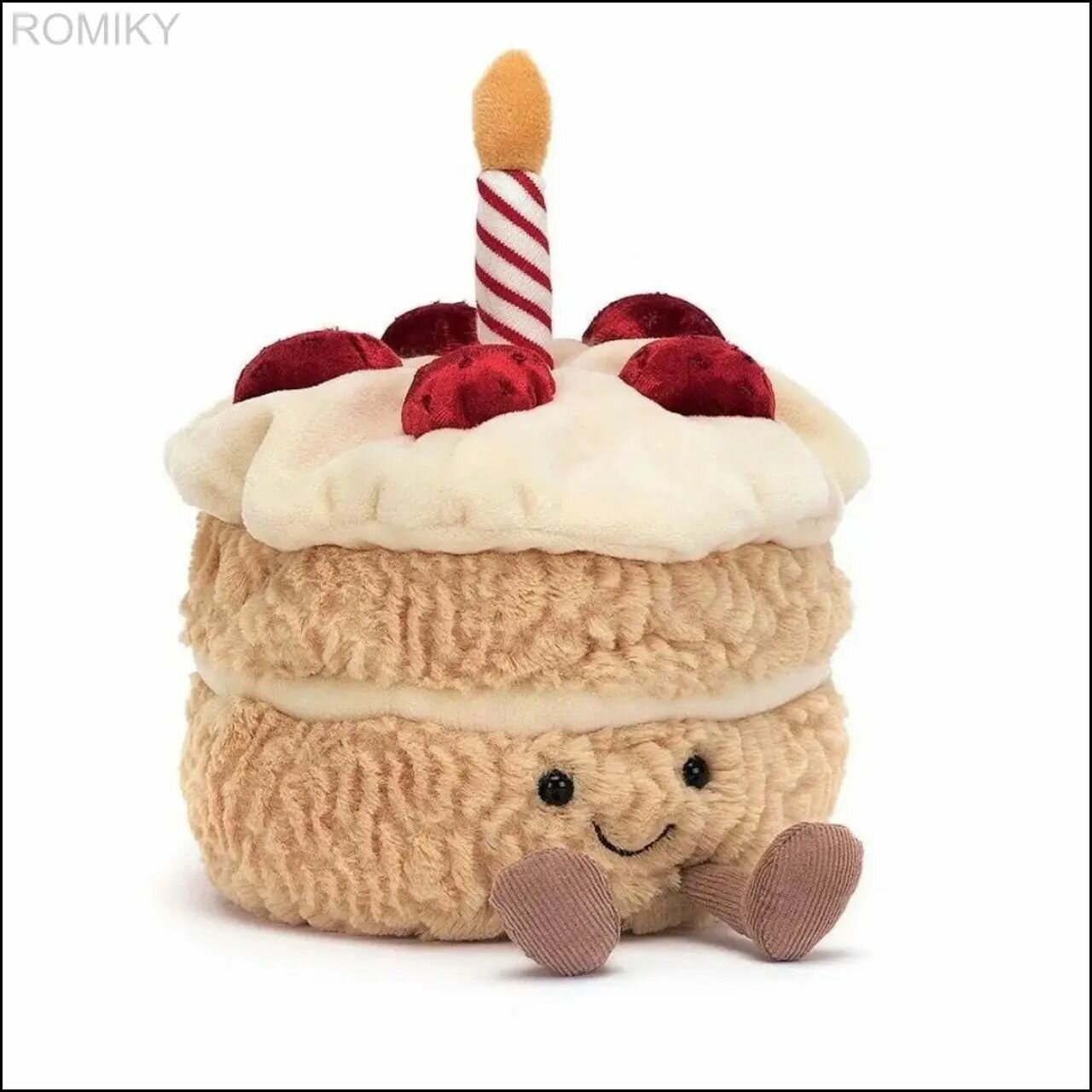 JELLYCAT Праздничный торт с милой плюшевой игрушкой(без лампы и песни / простая мягкая игрушка )-z-HDJ-CJ1003
