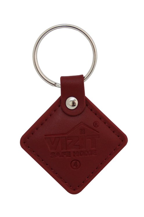 VIZIT-RF2.2 red Брелок - RFID-брелок доступа, красный — фото 1