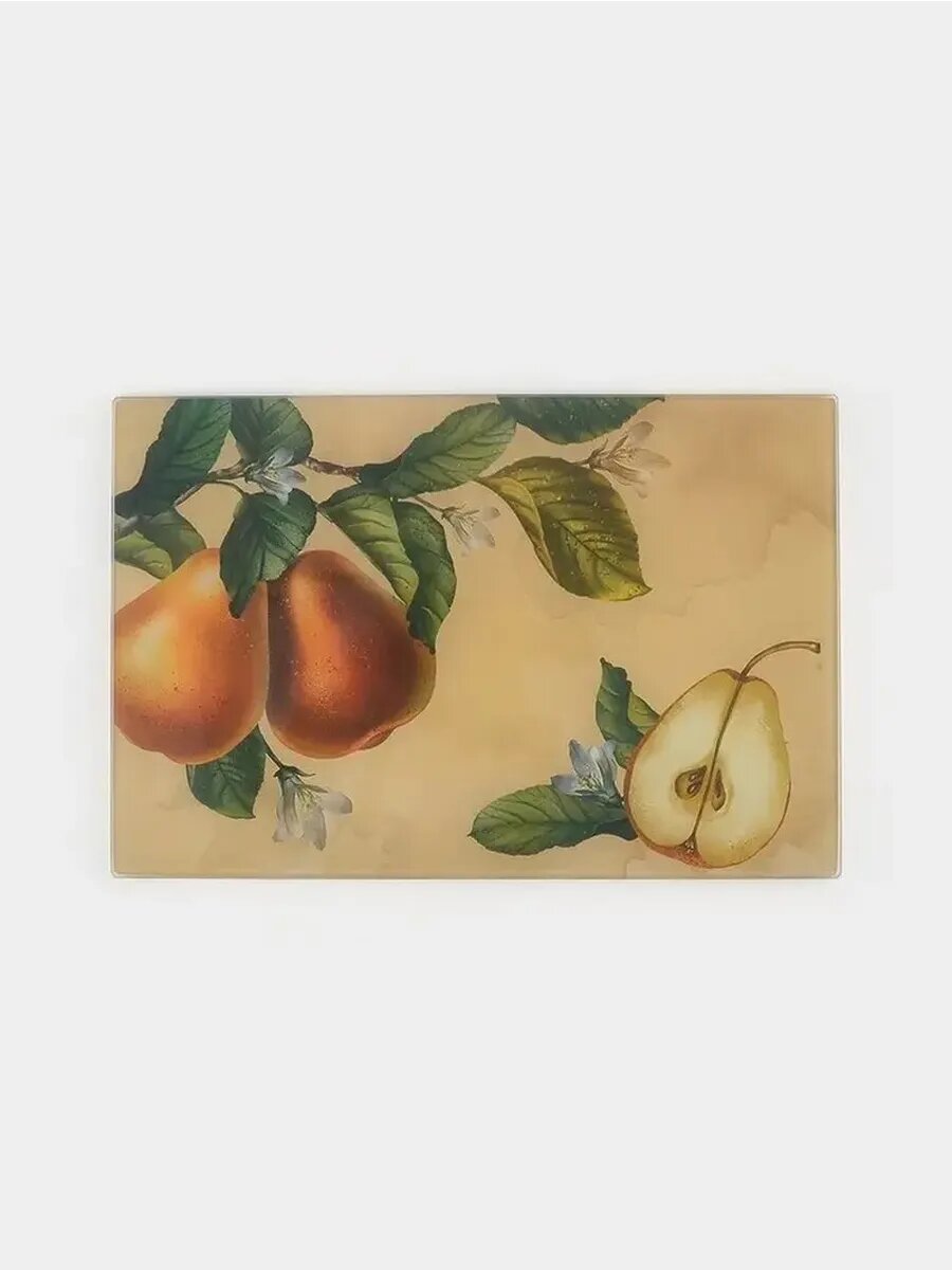 Стеклянное сервировочное блюдо Винтаж 30x20 см