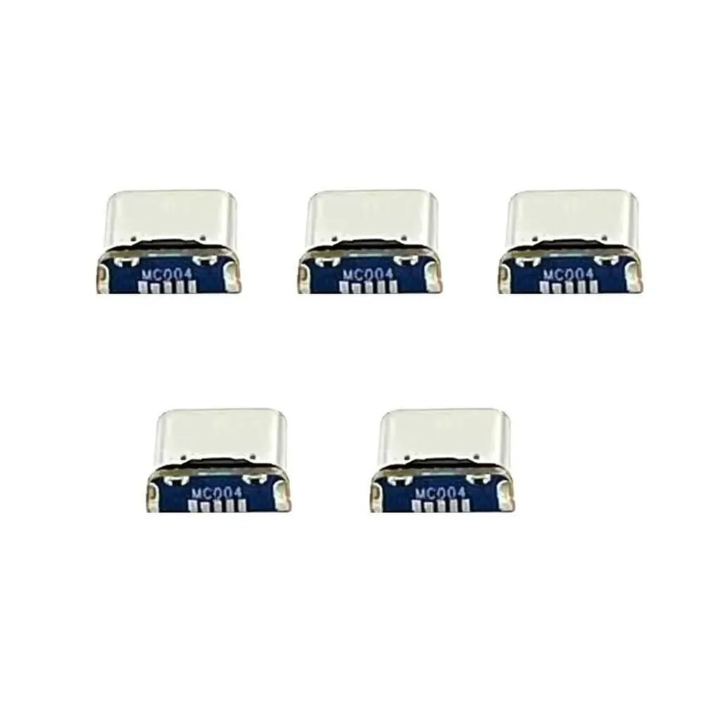 5 шт. плат-адаптеров MC004 MiniUSB на Type-C / Детали для самостоятельного ремонта и модификации, поддерживают зарядку и передачу данных по USB 2.0.