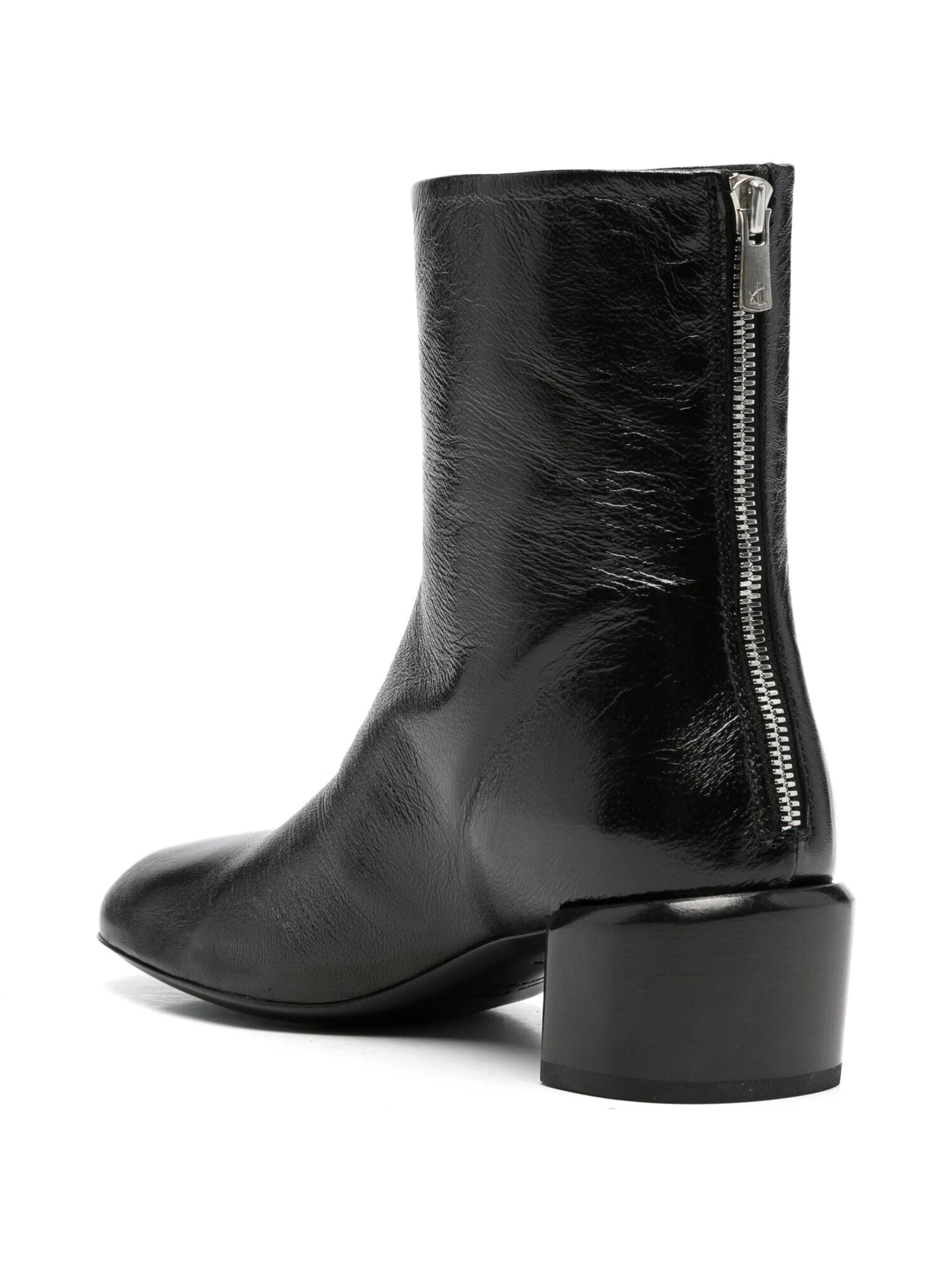 Ботинки Officine creative Flore leather ankle boots, размер 37, black — фото 1