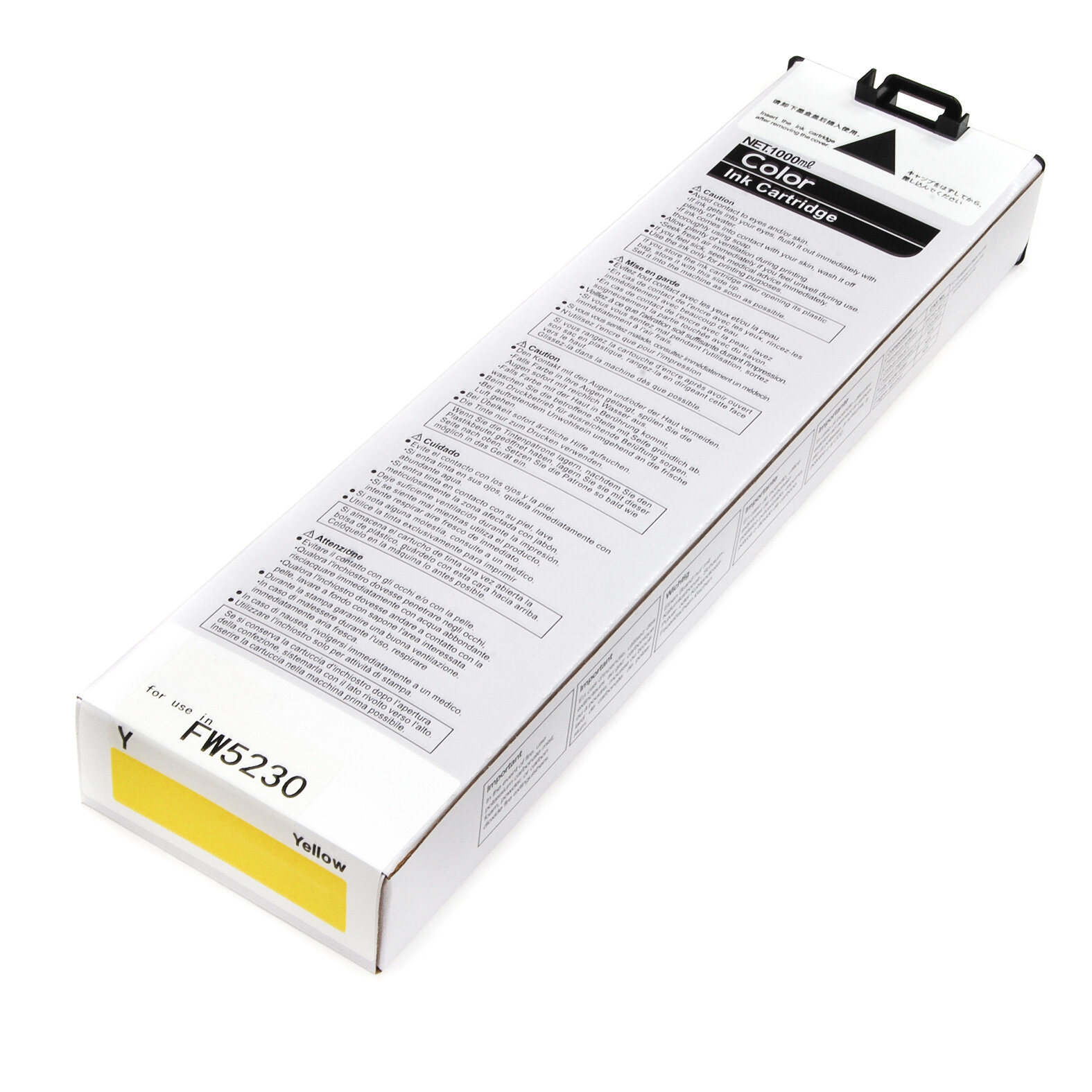 Картридж ОАТ для RISO ComColor FW5230/5231/5000/2230/1230 (S-7253, совместимый), желтый, 1000 мл.