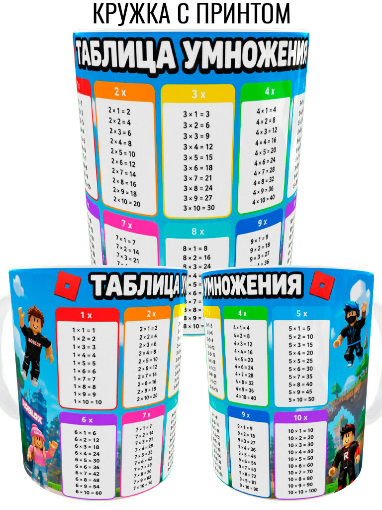 Кружка таблица умножения / ROBLOX