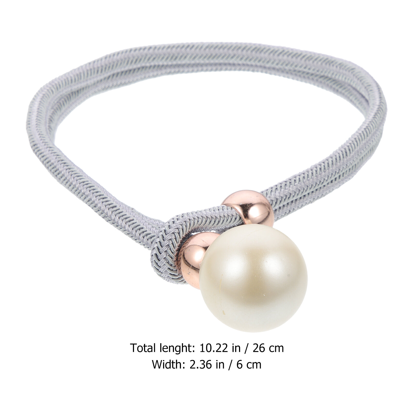 Curtain Tie Back Держатель Для Штор 4 Пcs С Жемчужными Бусинами Голубой 26X6X3 Cm
