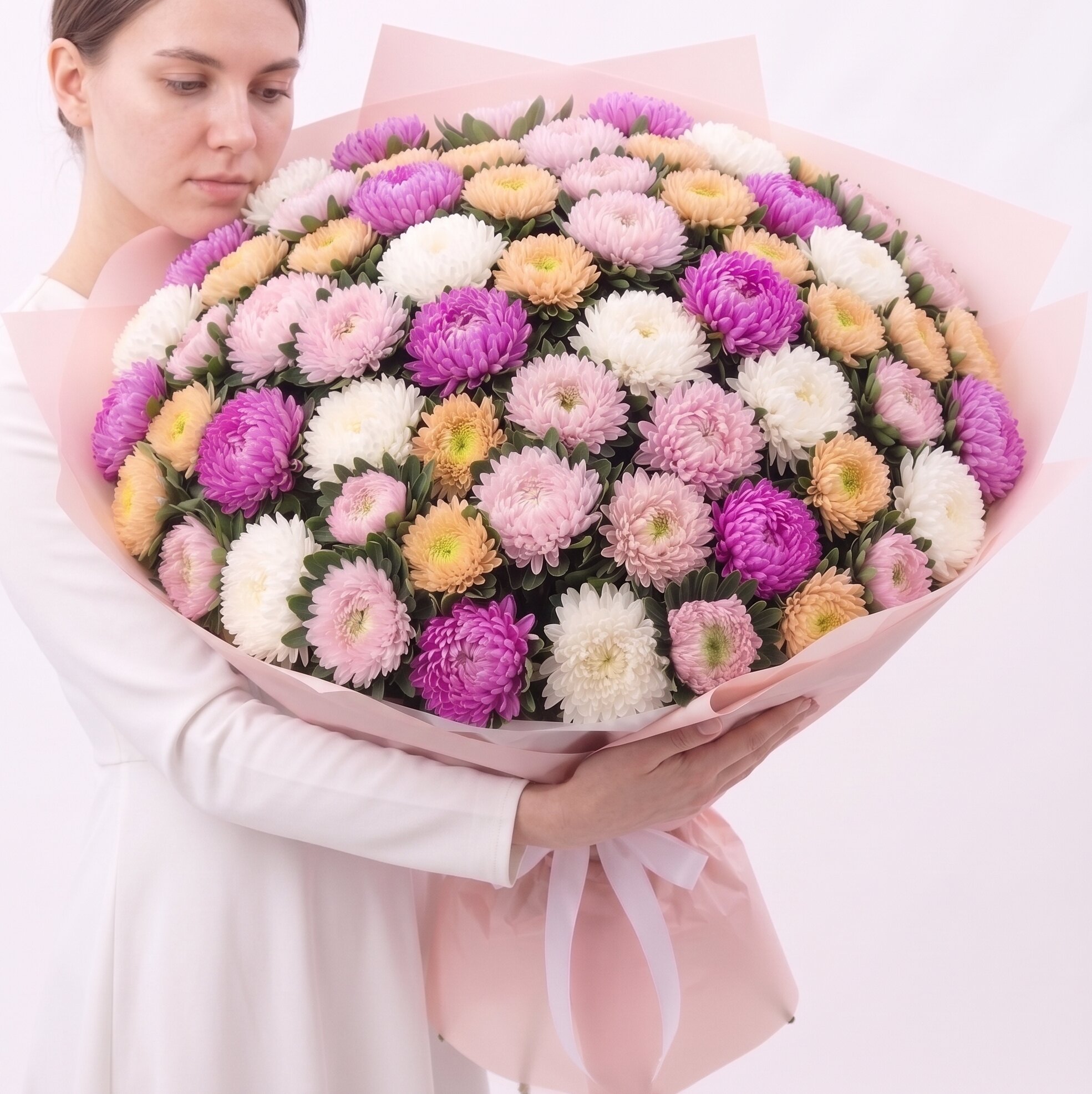 101 Разноцветная Астра Микс
