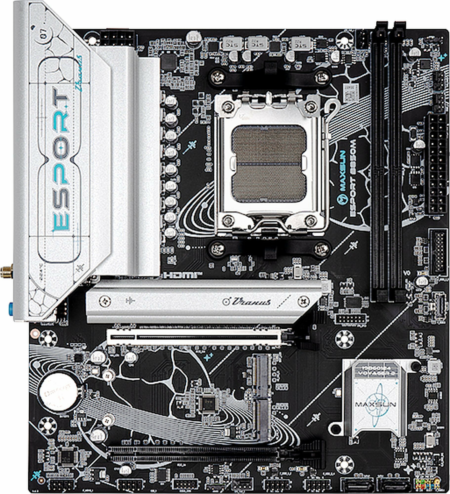 Материнская плата Maxsun MS-eSport B850M WIFI6E (AM5, mATX)