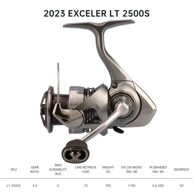 DAIWA Exceler LT 2500S, 5.3:1, 2500S