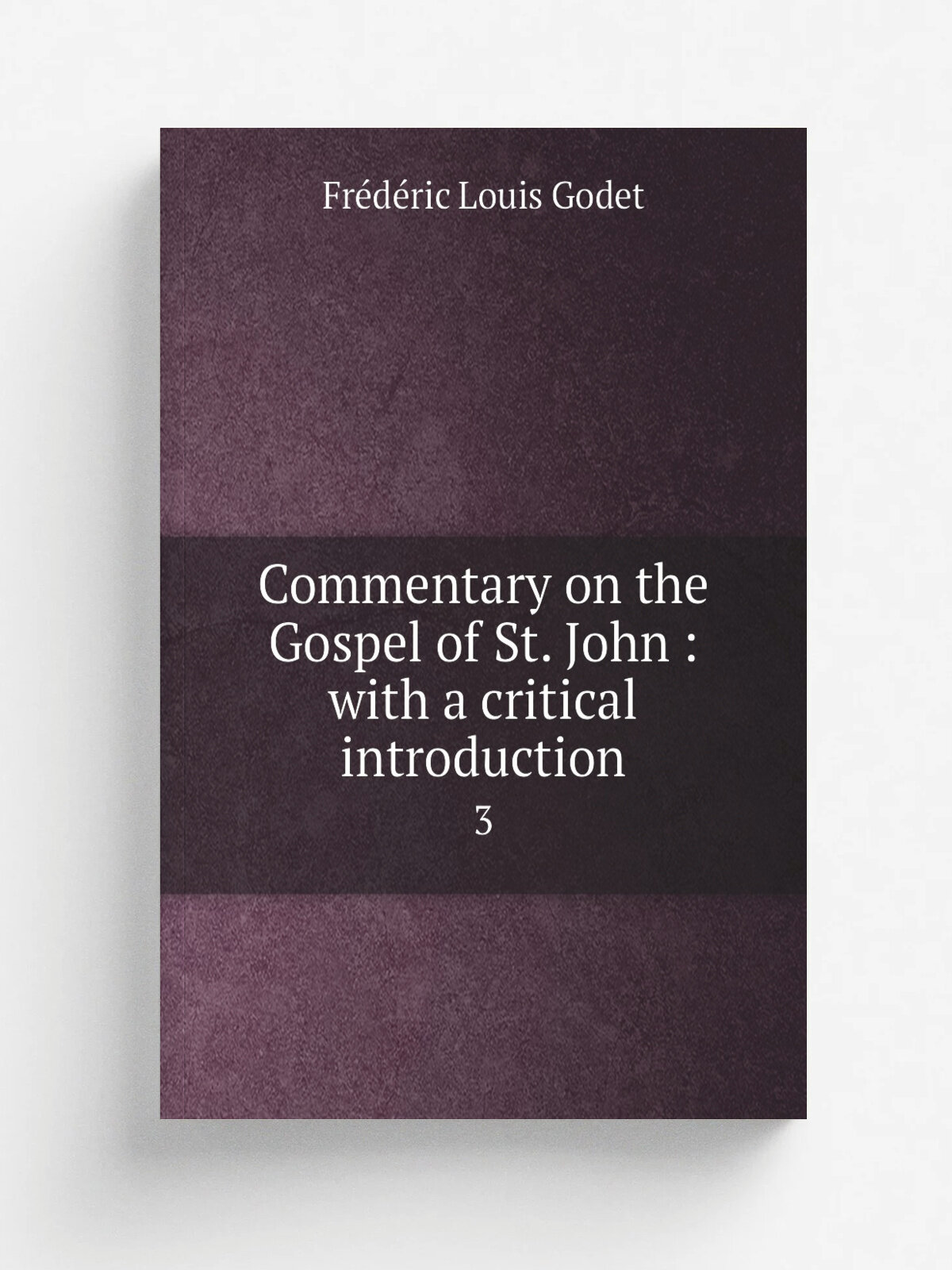 Commentary on the Gospel of St. John : with a critical introduction. 3