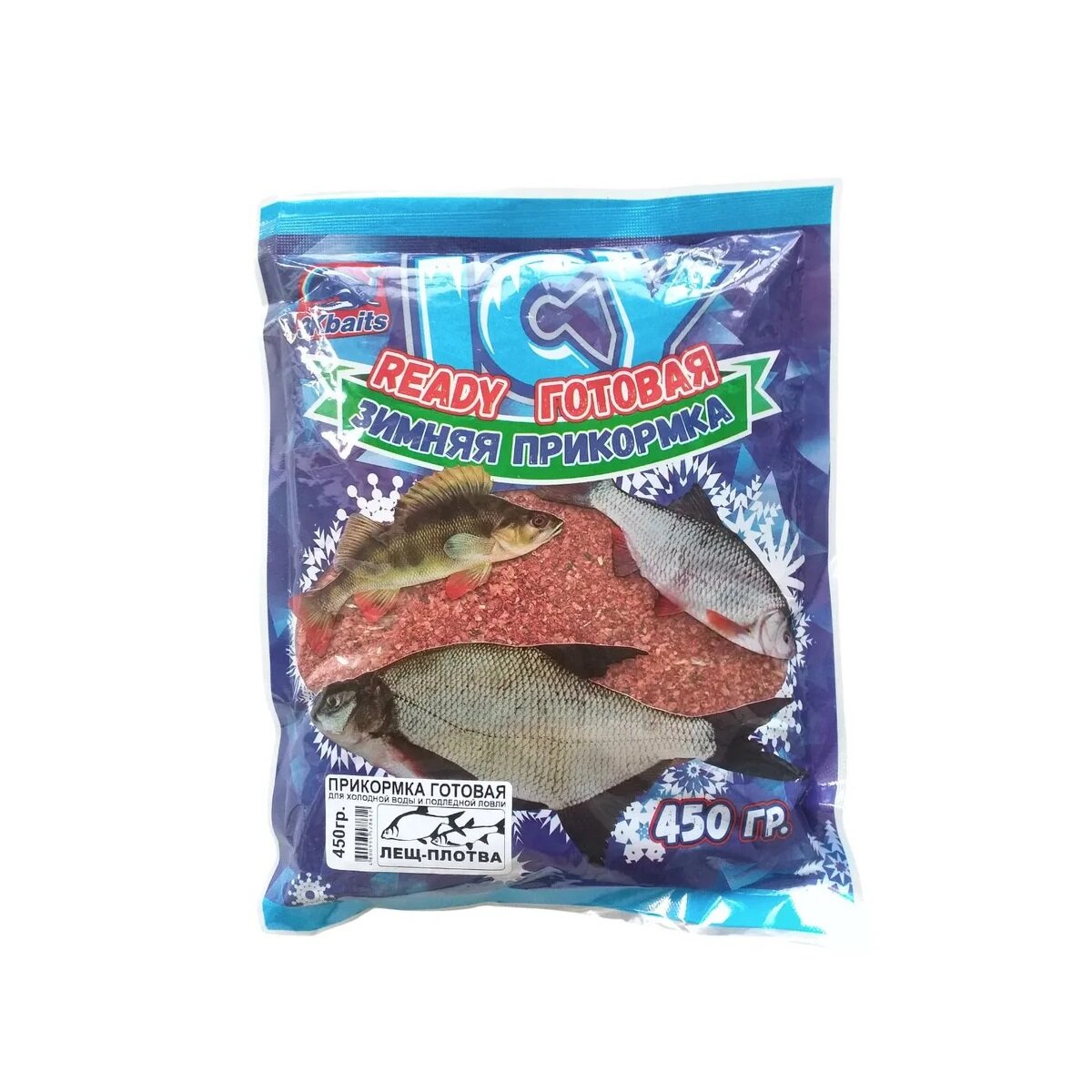Прикормка ICY 450гр зимняя, готовая, увлажненная, Лещ-Плотва