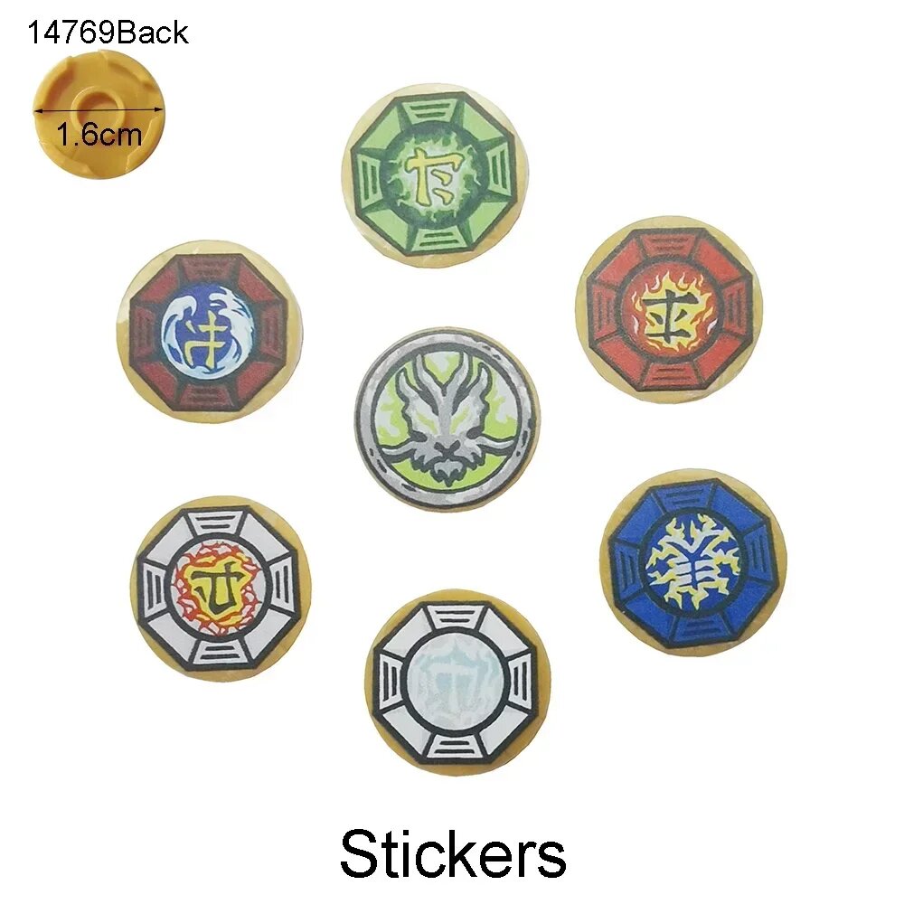 Блочный конструктор Ninjago Djinn Blade Sticker10152
