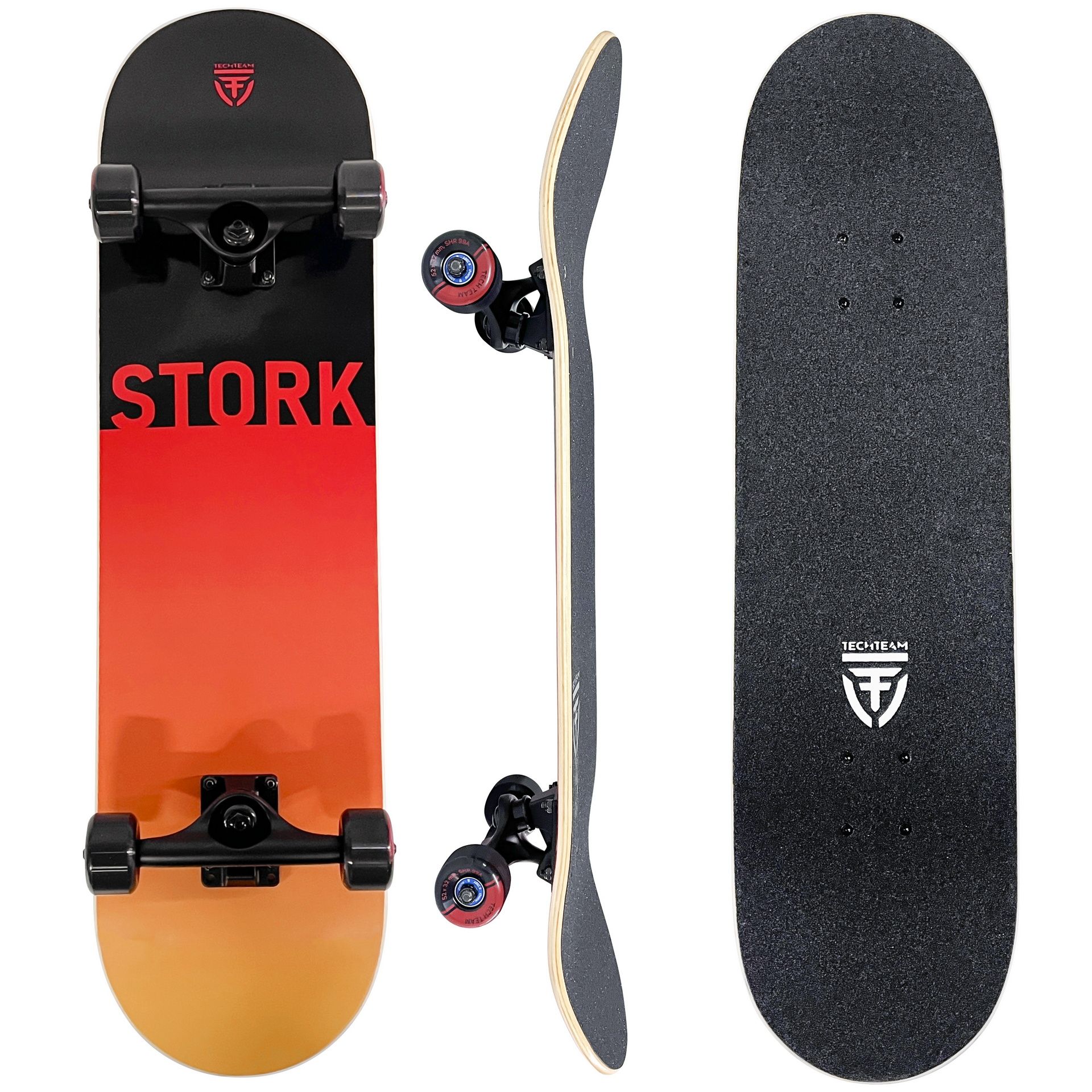 Скейтборд Tech Team Stork 31x8" - Красный / Red