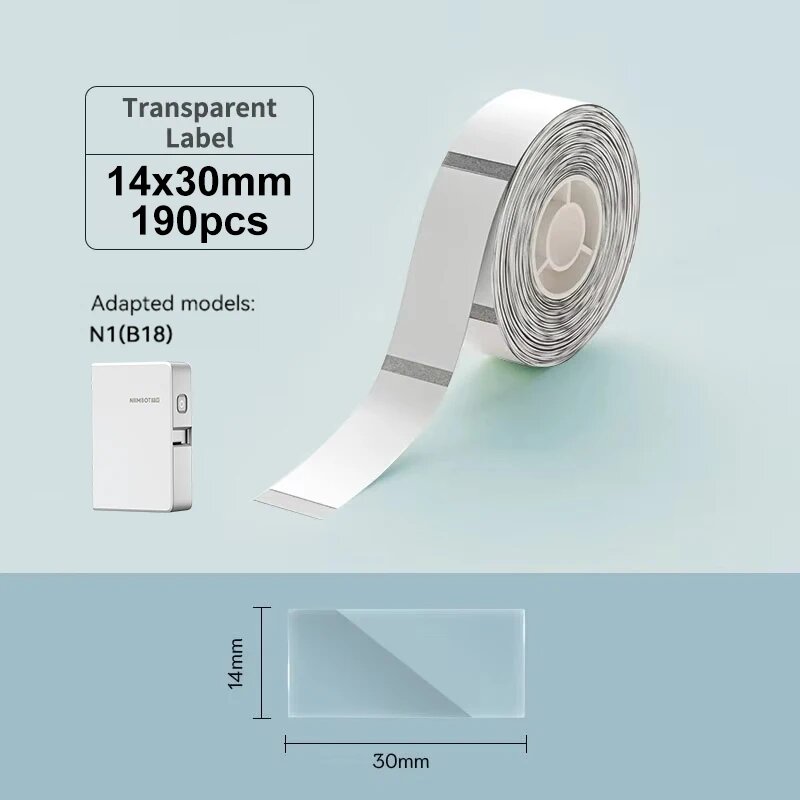 Лента для принтера NIIMBOT N1, Transparent 14x30mm
