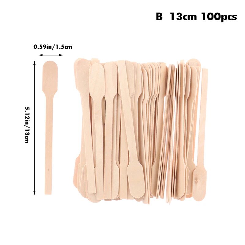 Одноразовые деревянные палочки B-100pcs, 13см
