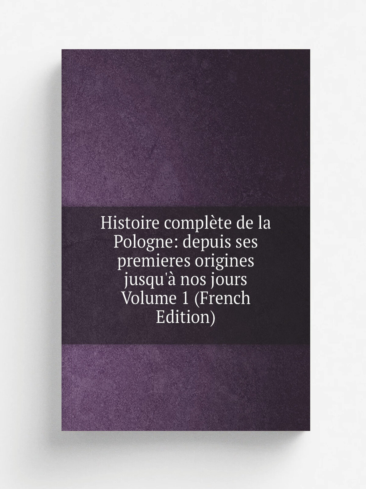 Histoire compl.te de la Pologne: depuis ses premieres origines jusqu'. nos jours Volume 1 (French Edition) | Репринт