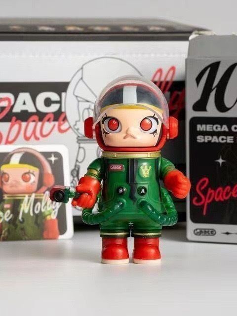 Popmart Слепая коробка MOLLY 100% Астронавт Жасмин, коллекционная фигурка, декоративная игрушка