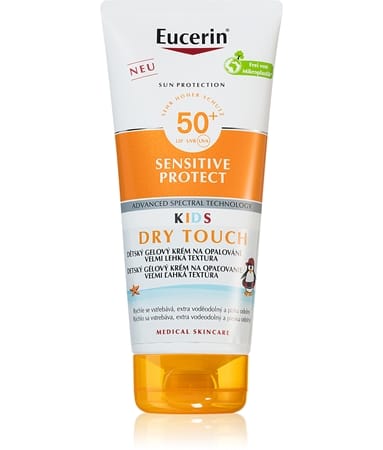 Средство солнцезащитное Eucerin Sun Kids Sensitive Protect Gel-Cream SPF50+, 200 мл