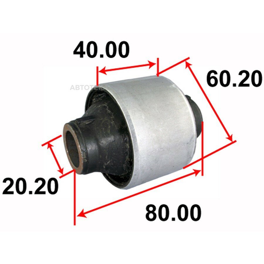 Сайлентблок TENACITY AAMNI1029 M35 fr t rear,(подходит к рычагам - 54468-AL501,54468-AC70F,54469-AC70F,54469-AL510,54469-AL511,54469-AC70A)