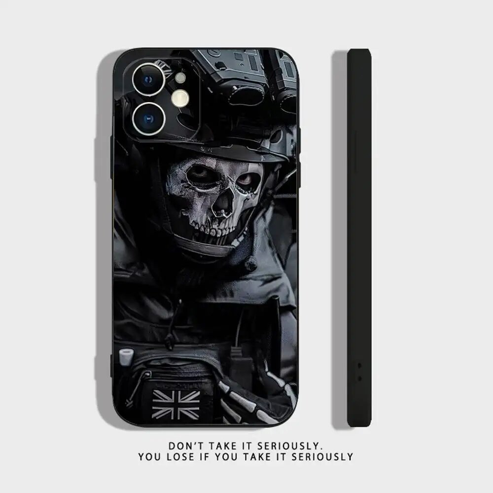 COD Call Of Duty G-Ghost для iPhone Черный, z8, iPhone15promax