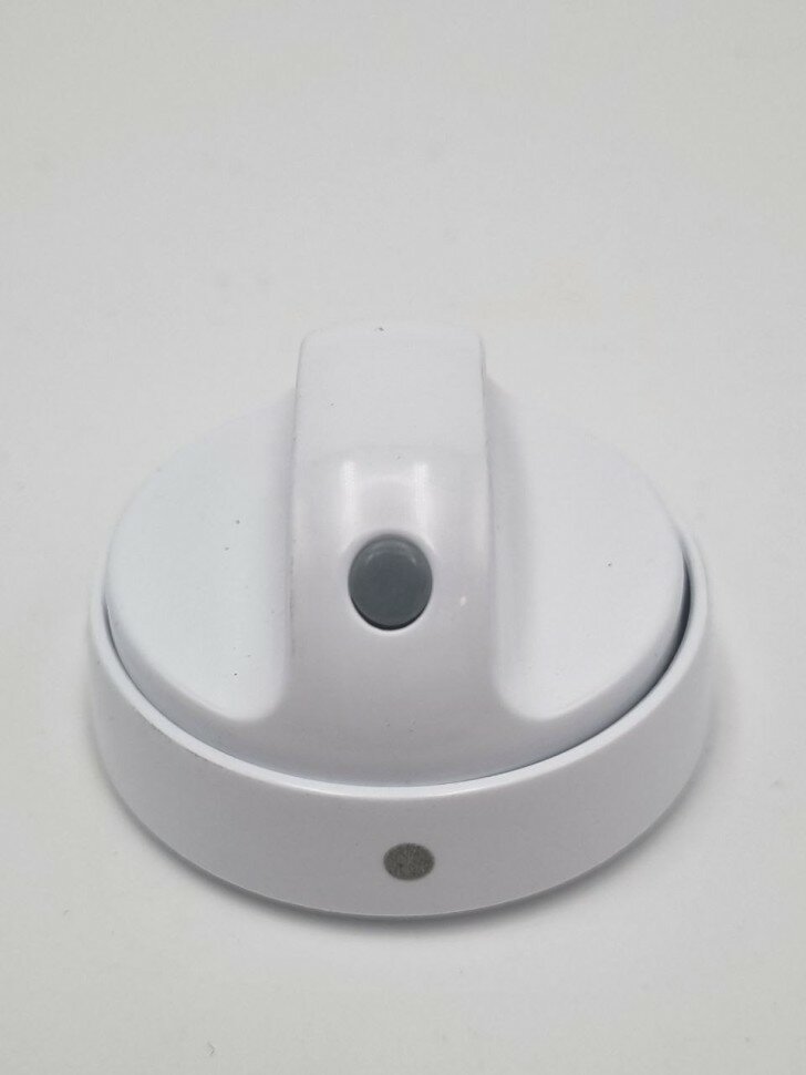 Ручка управления конфоркой для плиты Hansa нажимная, белая 9042706