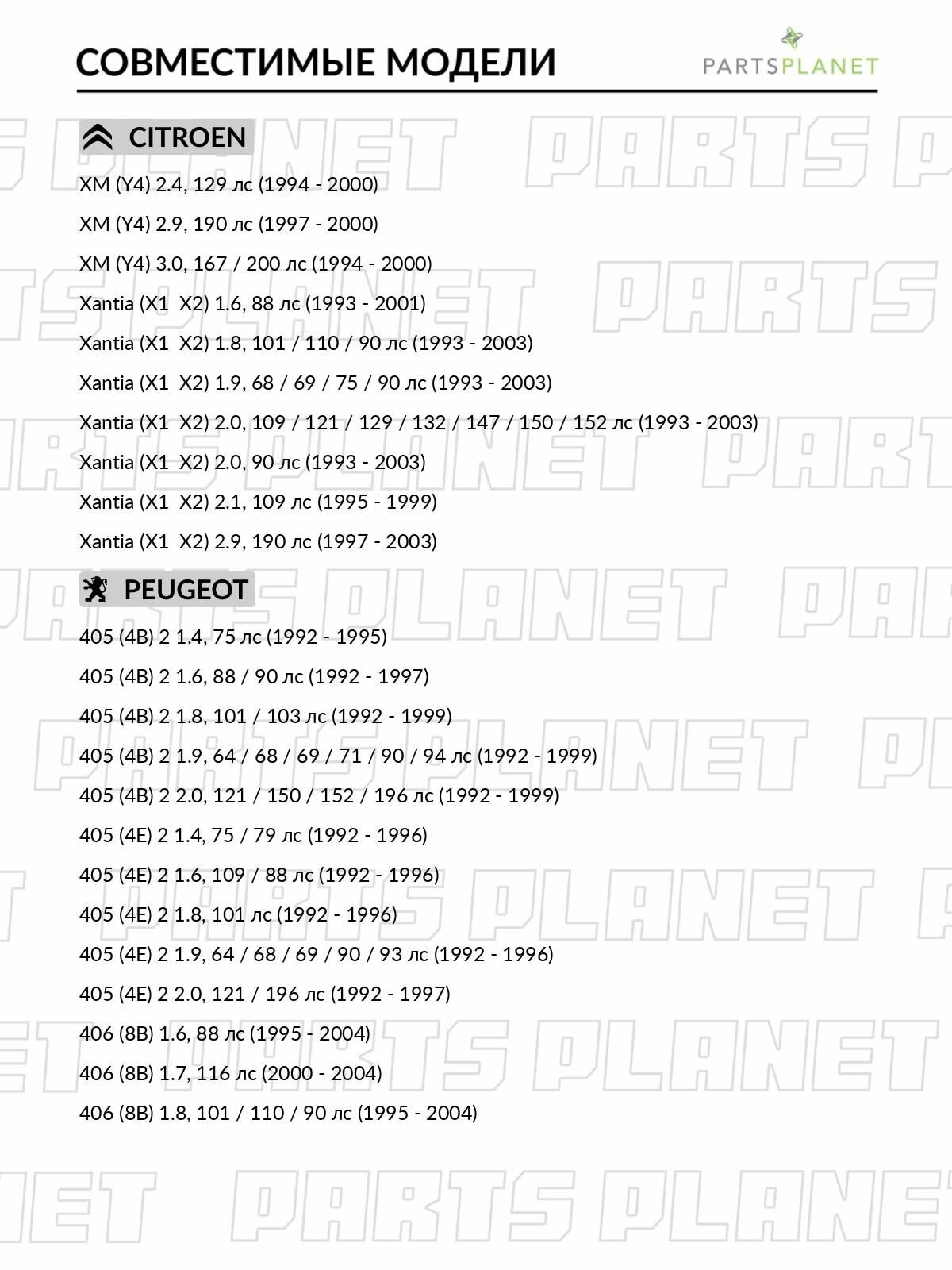 Опора шаровая, для Ситроен C5 1 2001-2004, 2 2004-2008, 3 2008-2014, Пежо 406 1995-2004, 607 2000-2011 арт JBJ125 — фото 1