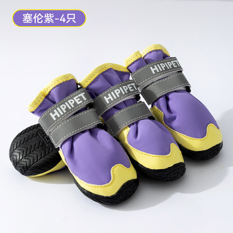 Дышащие, нескользящие сетчатые ботинки для собак больших пород, золотистых ретриверов, маленьких и средних собак, бишон фризе, для весны/лета. Размер 6 (рекомендуется для веса 55-70 фунтов)