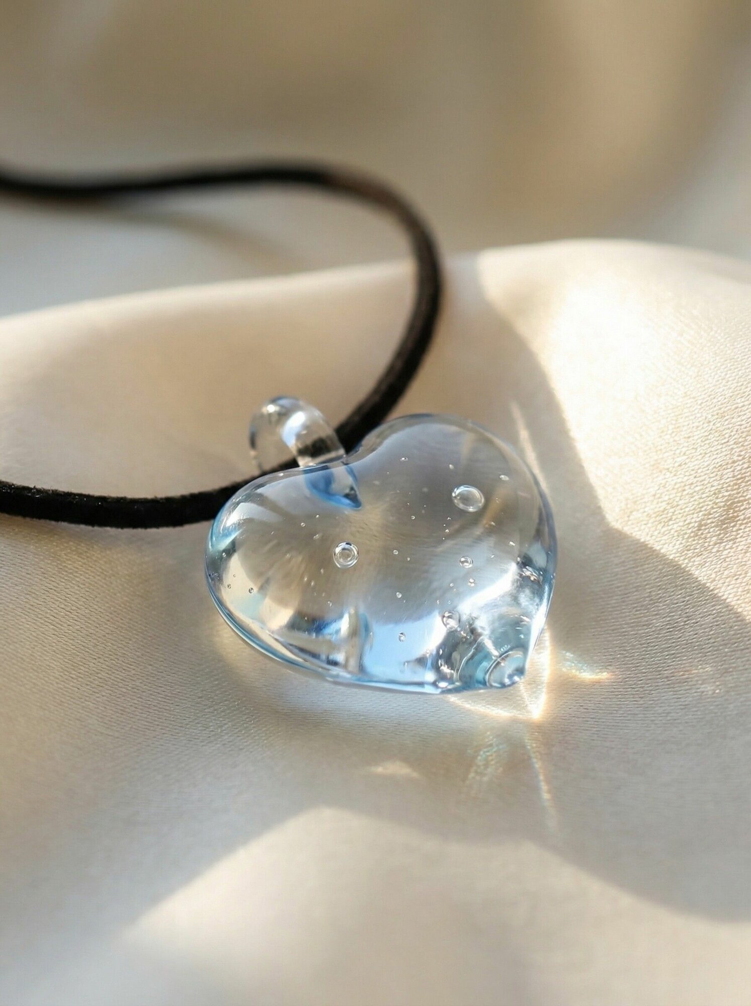 Подвеска, стекло, муранское стекло