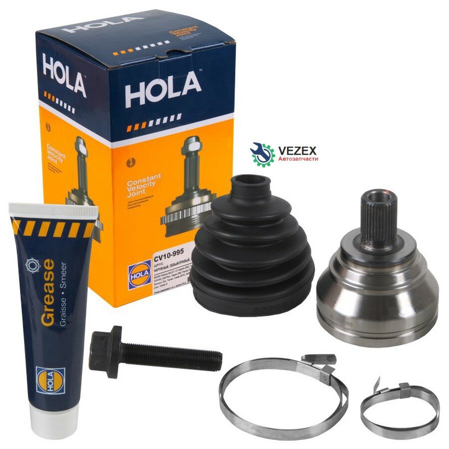 HOLA CV10-995 ШРУС наружный SKODA Octavia (A5, A7) 1.8, Superb (II/III), Yeti (5L) VW Golf (V/VI/VII), Golf Plus,