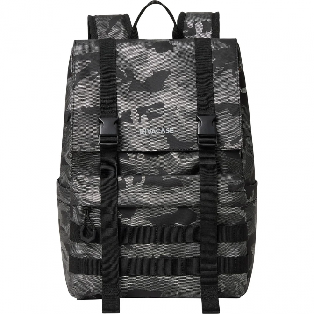 Рюкзак д/ноутбука RIVACASE 7621 grey camo Sherwood-ECO Rolltop 15л, 15.6 2391408 4260709015583