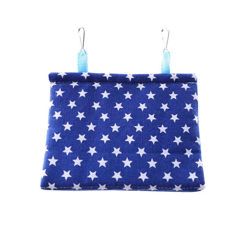 Средняя висячая кровать для кроликов, морских свинок и хомяков, 26x19 см, синий, без отверстий, аксессуары для сна