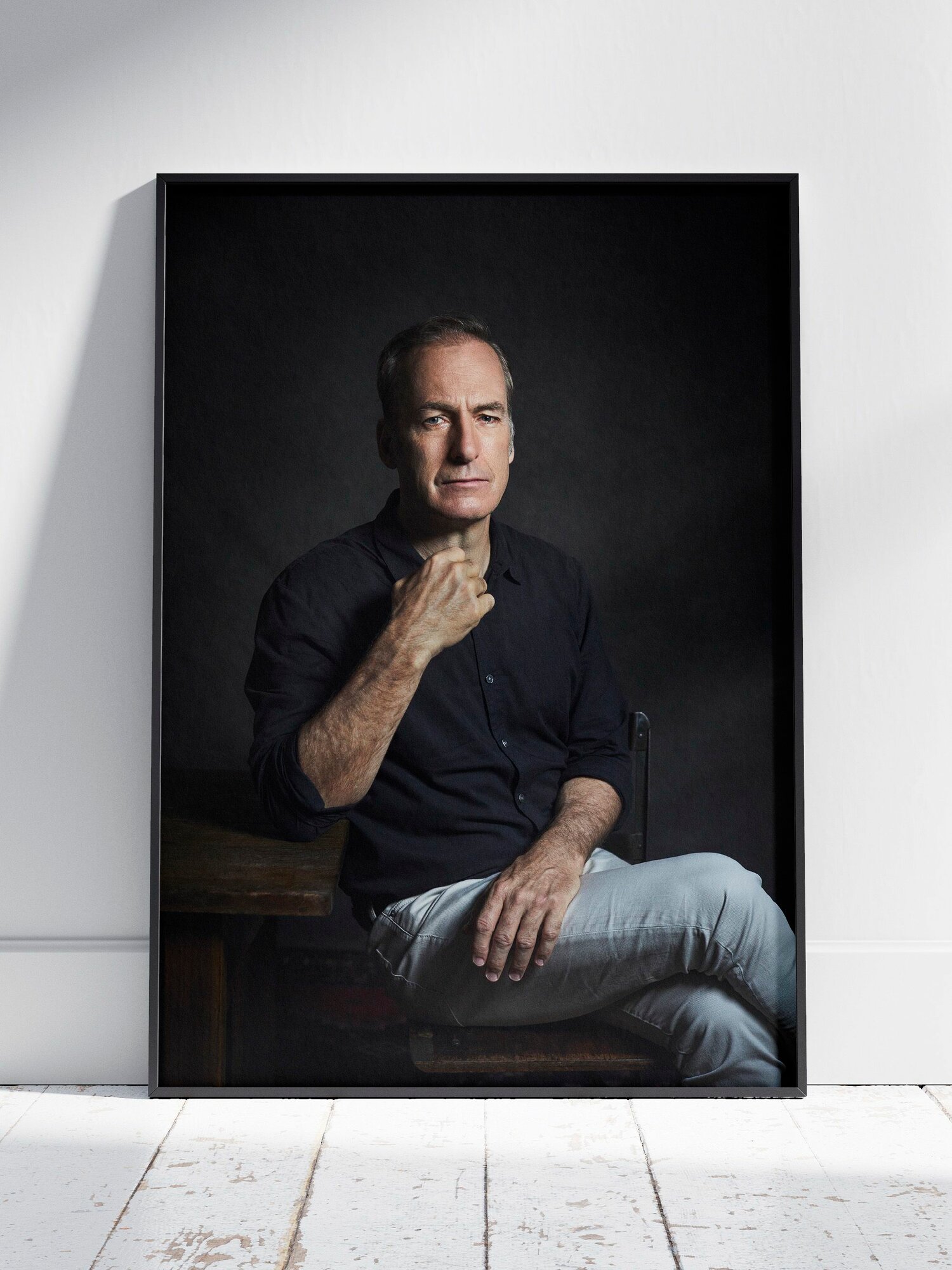 Плакат на стену для интерьера Боб Оденкёрк (Bob Odenkirk 21) - Постер по актеру фильма, кино, сериала формата A4 (21x30 см)